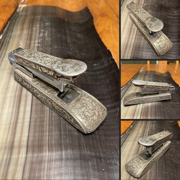 Vintage | Office | Vintage Ornately Decorated Silver Plate Vintage ...